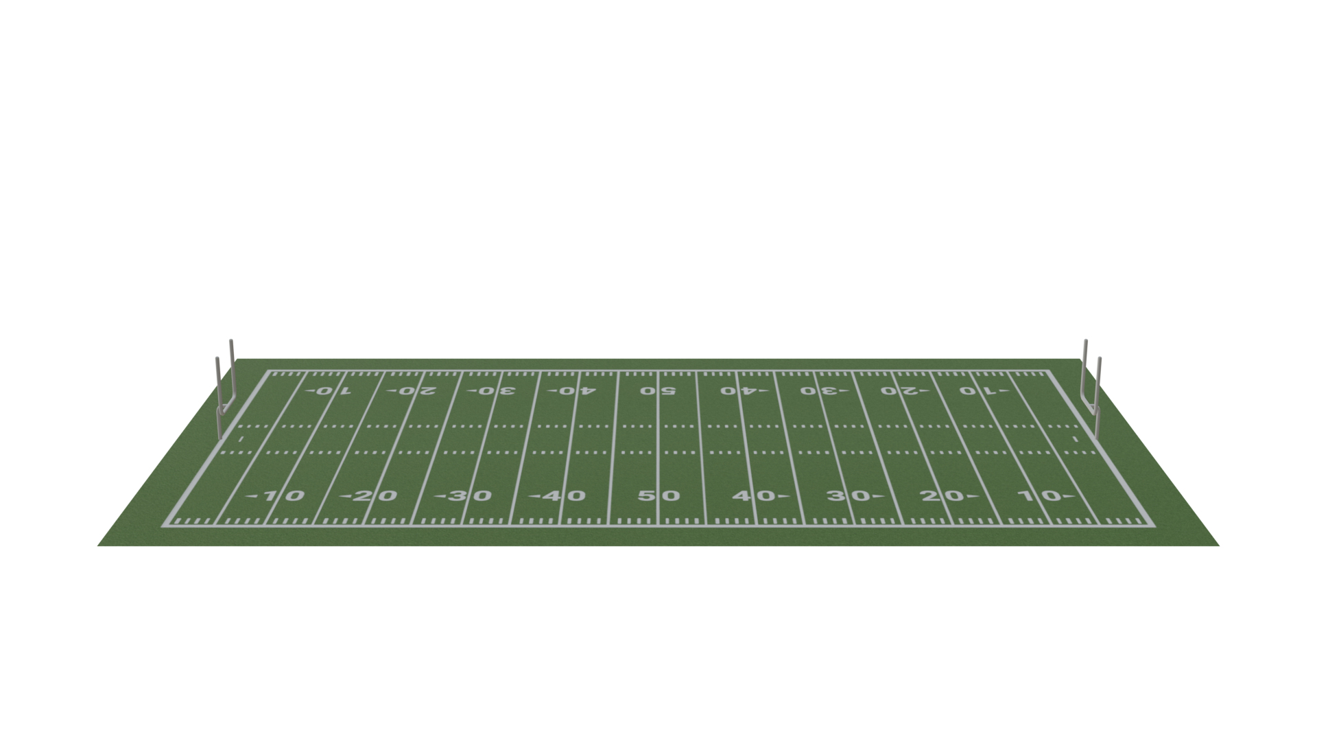 Football Field 3D Model - TurboSquid 1771150