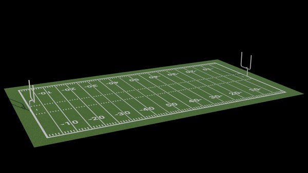 Football Field 3D model - TurboSquid 1771150