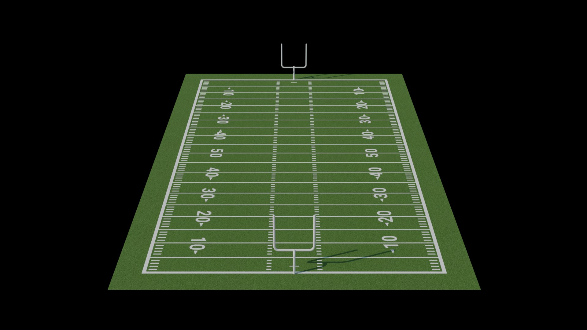 Football Field 3D Model - TurboSquid 1771150