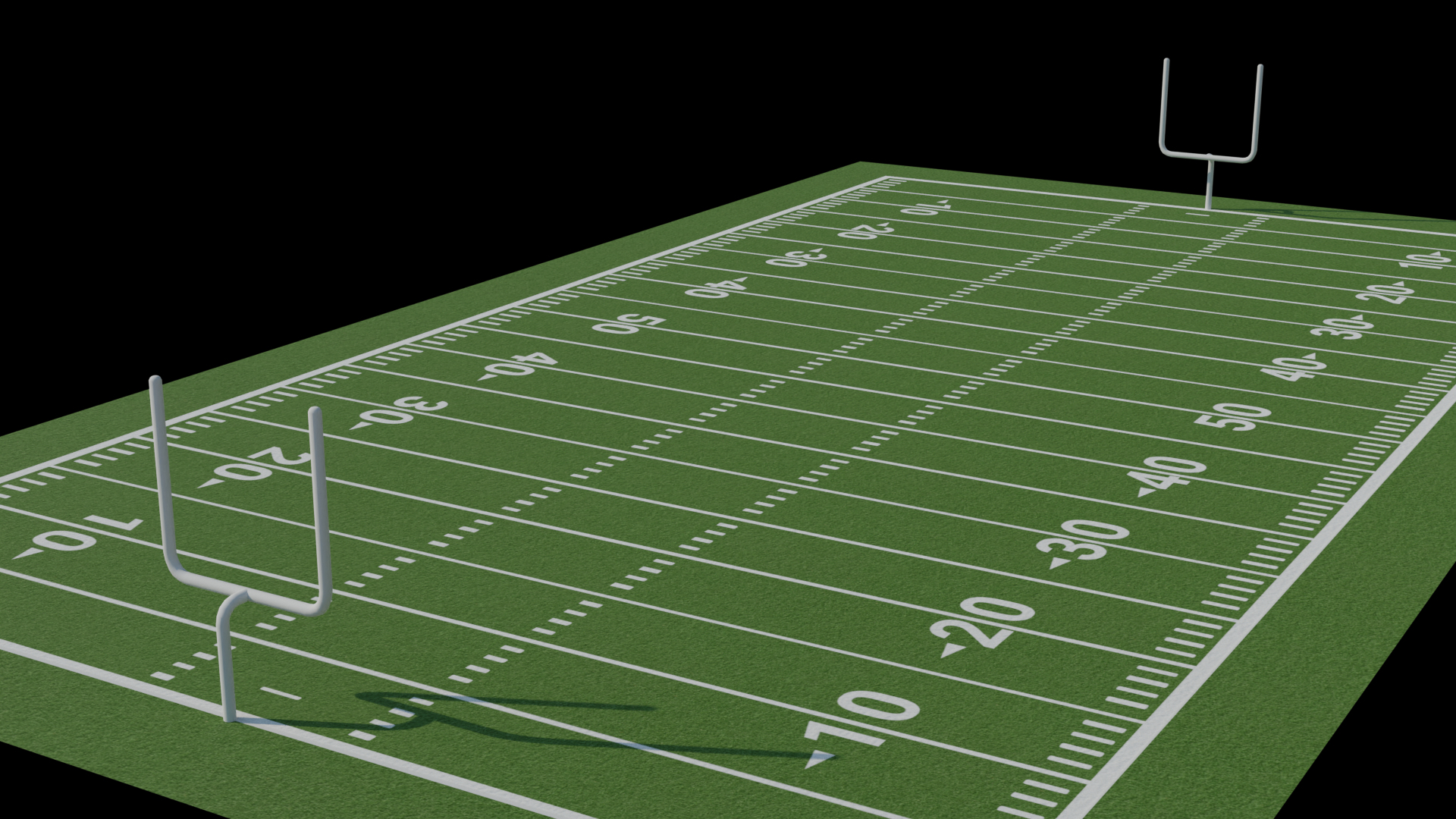 Football Field 3D model - TurboSquid 1771150