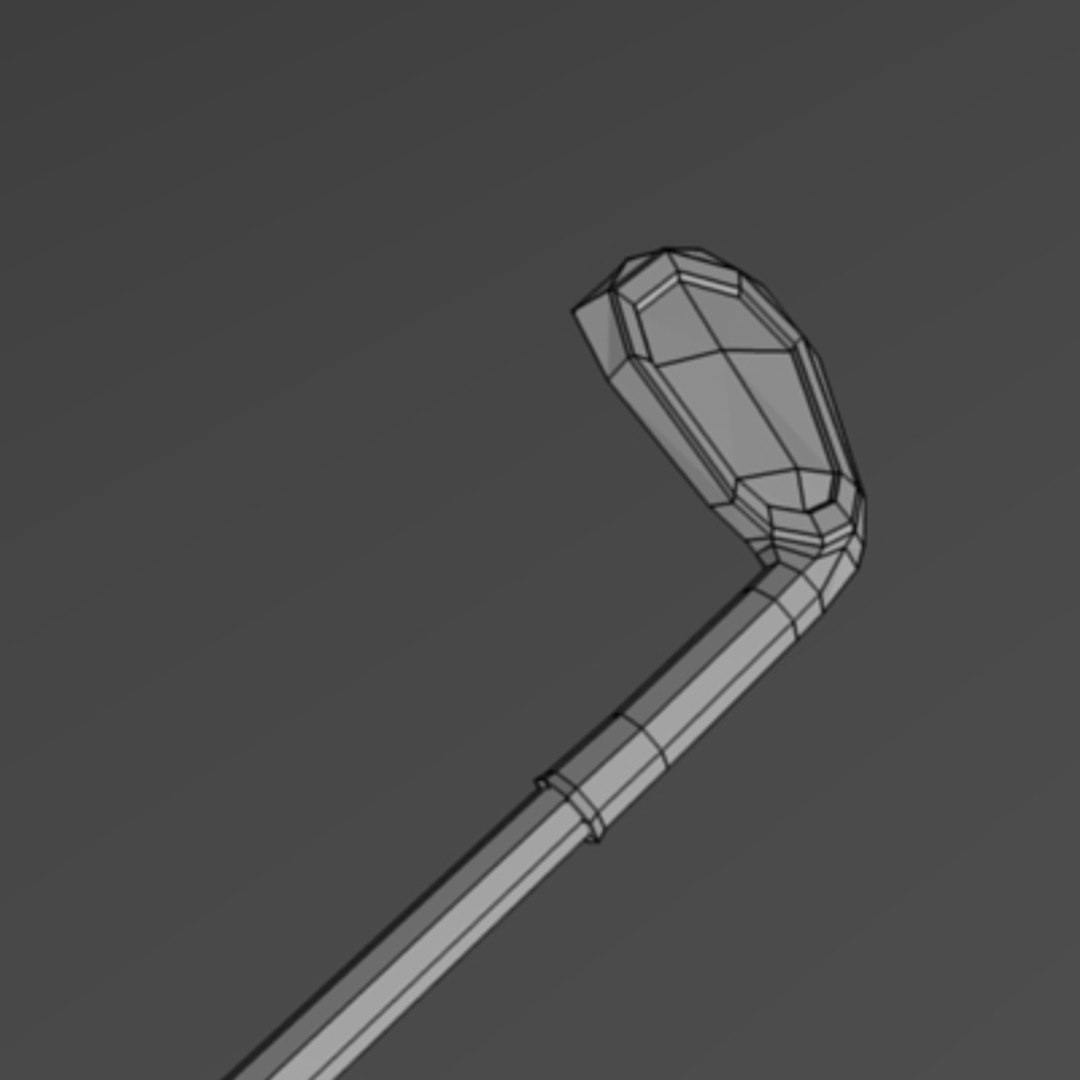 3d Golf Stick Model