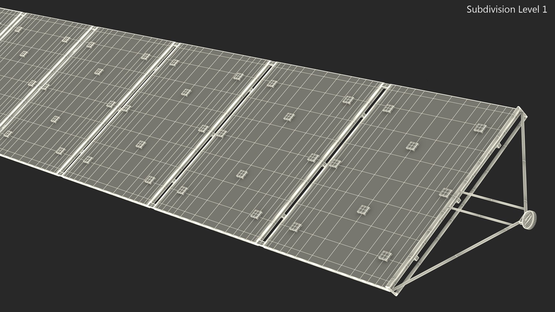 Satellite Solar Panel Array 3D Model - TurboSquid 2290756