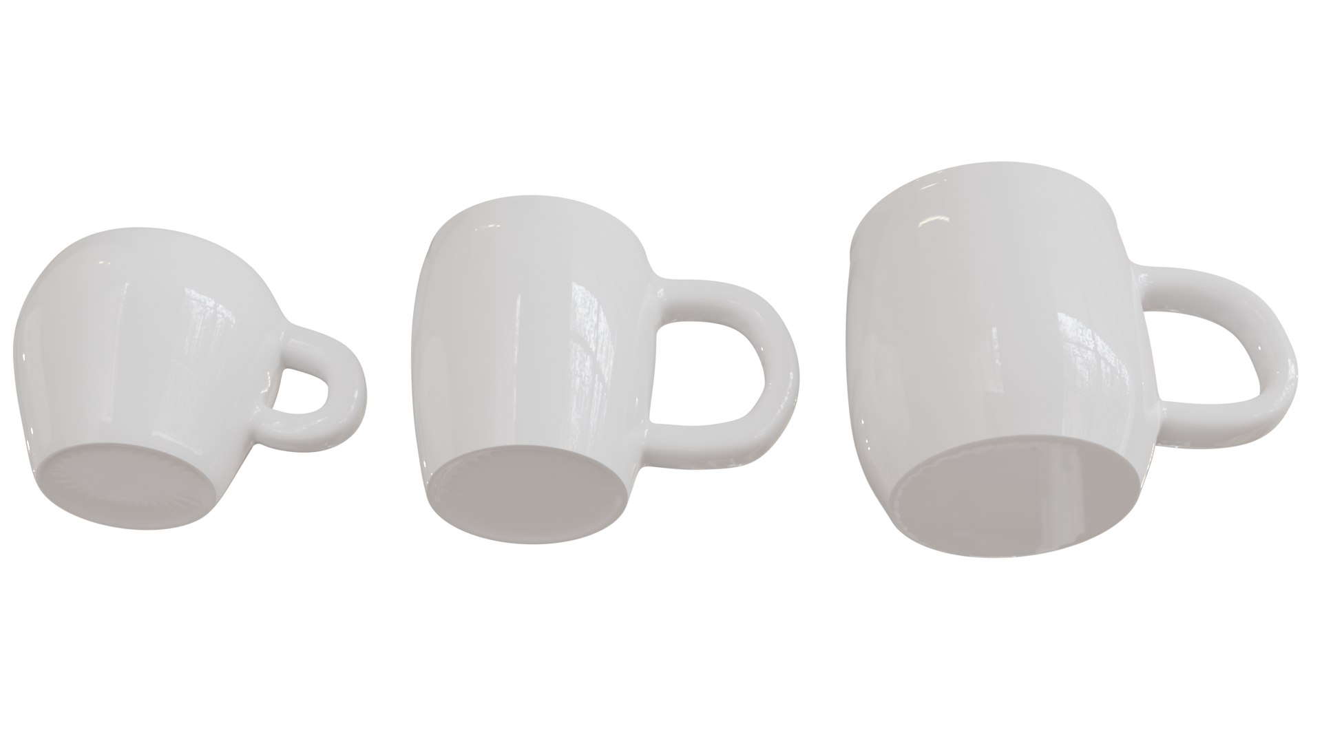 3D Ceramic Mugs Model - TurboSquid 1909312
