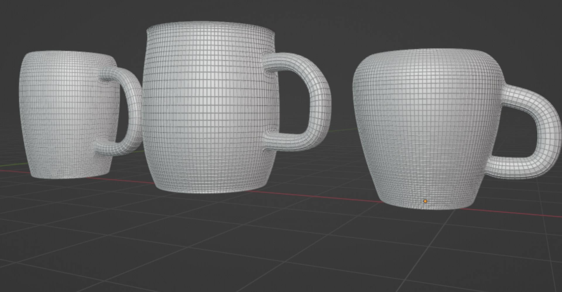 3D Ceramic Mugs Model - TurboSquid 1909312