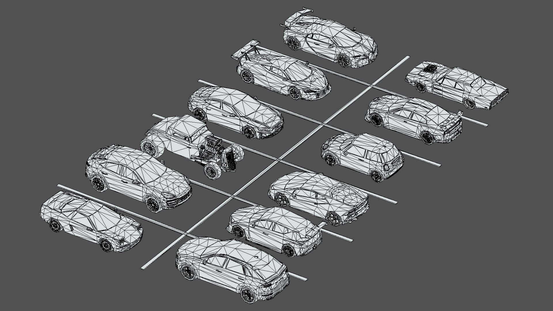 3D Low-poly Car Pack Model - TurboSquid 2164507