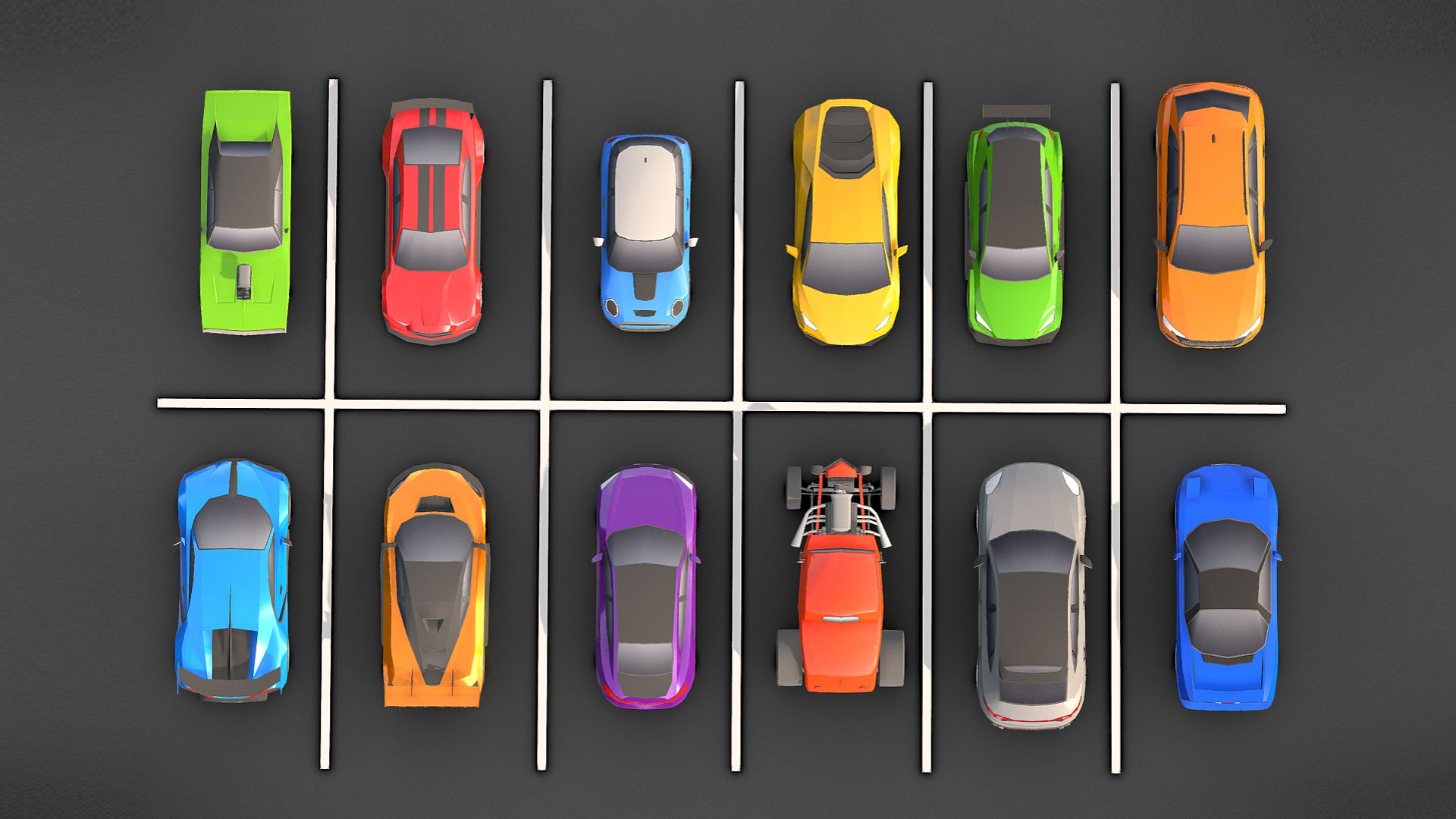 3D Low-poly Car Pack Model - TurboSquid 2164507