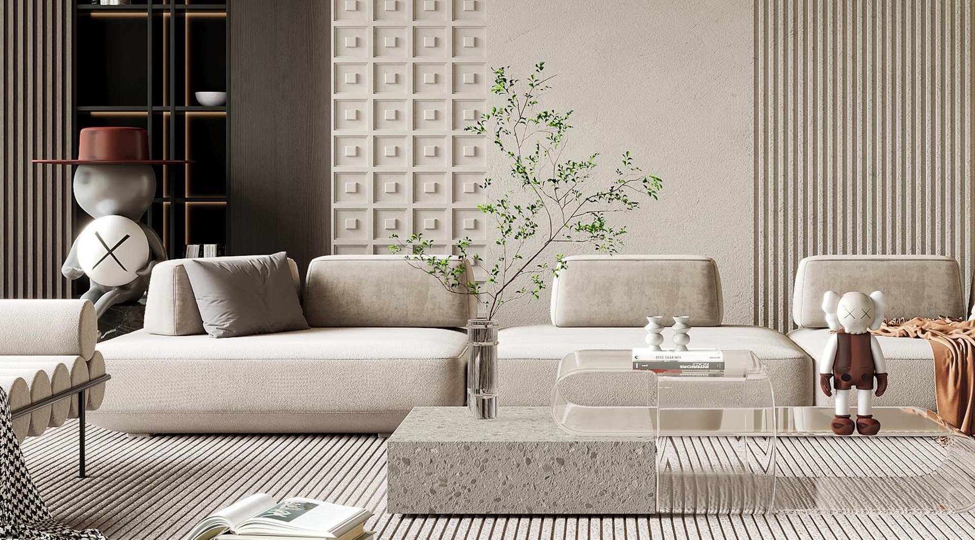 Modern living room model 3D model - TurboSquid 2056067