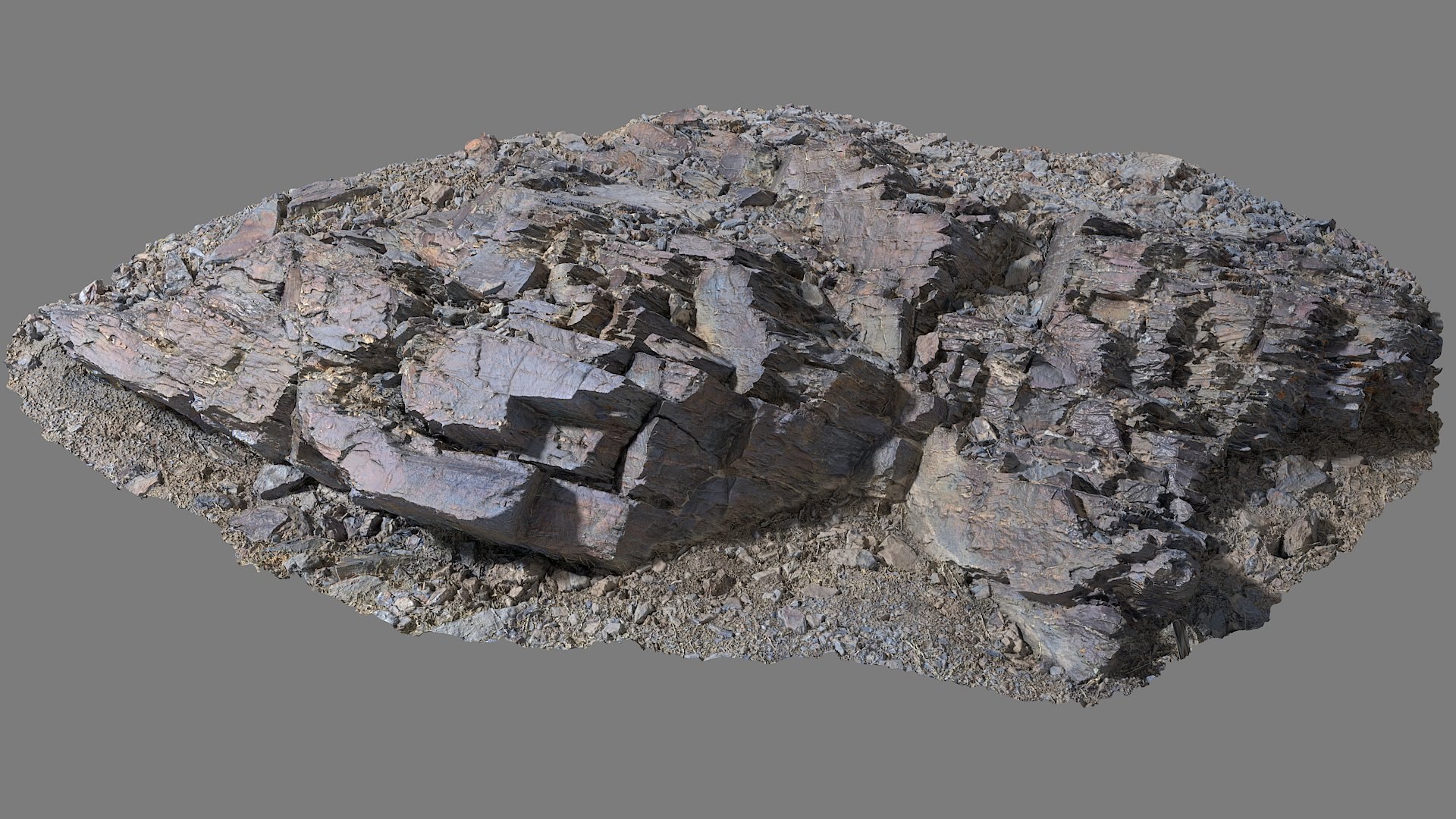 Assembly Ground Rock 24 Model - TurboSquid 2003752