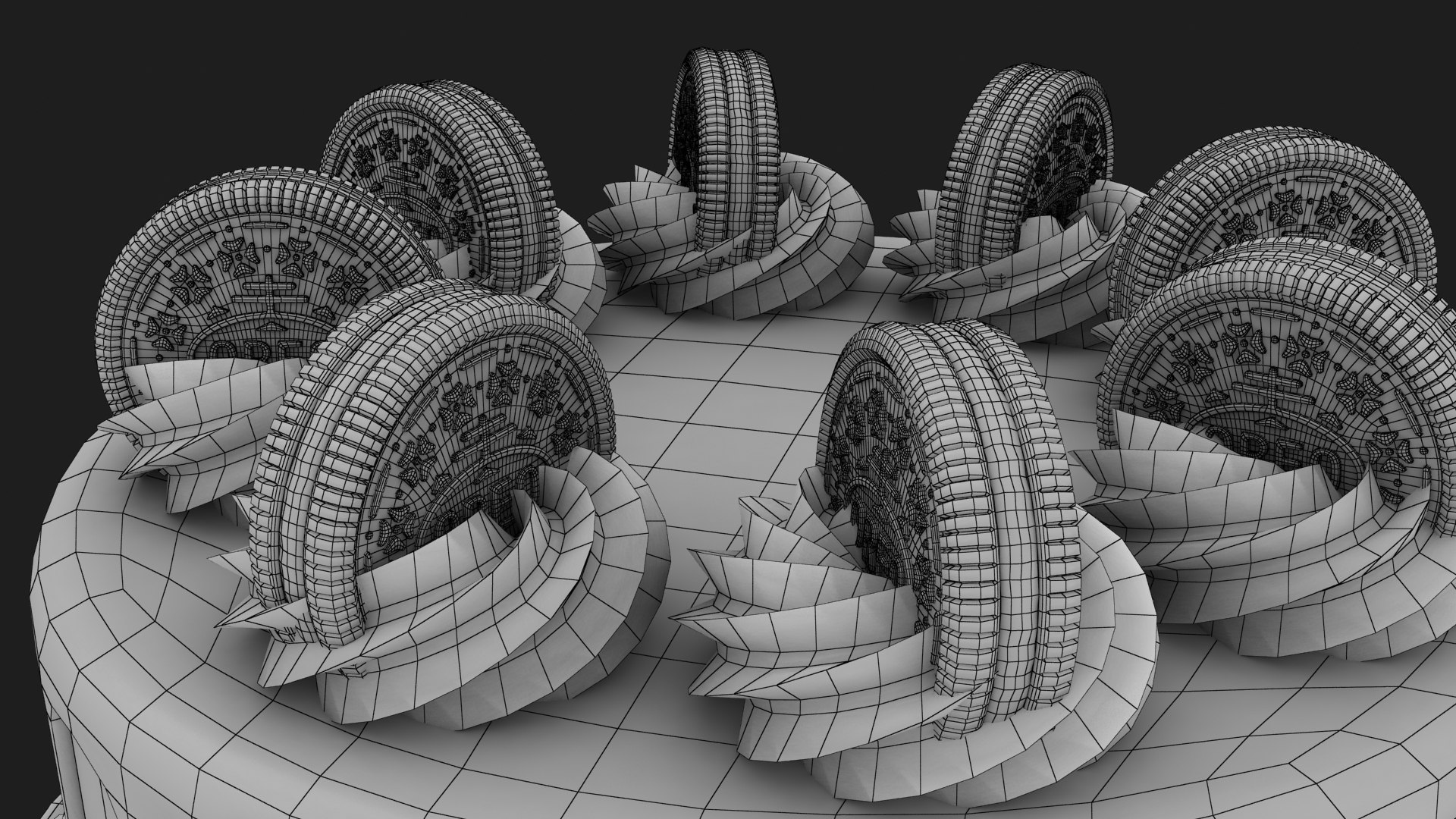 3D Oreo Cookie Cake - TurboSquid 2023199