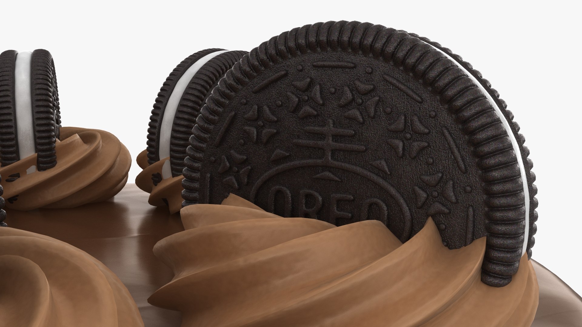 3D Oreo Cookie Cake - TurboSquid 2023199