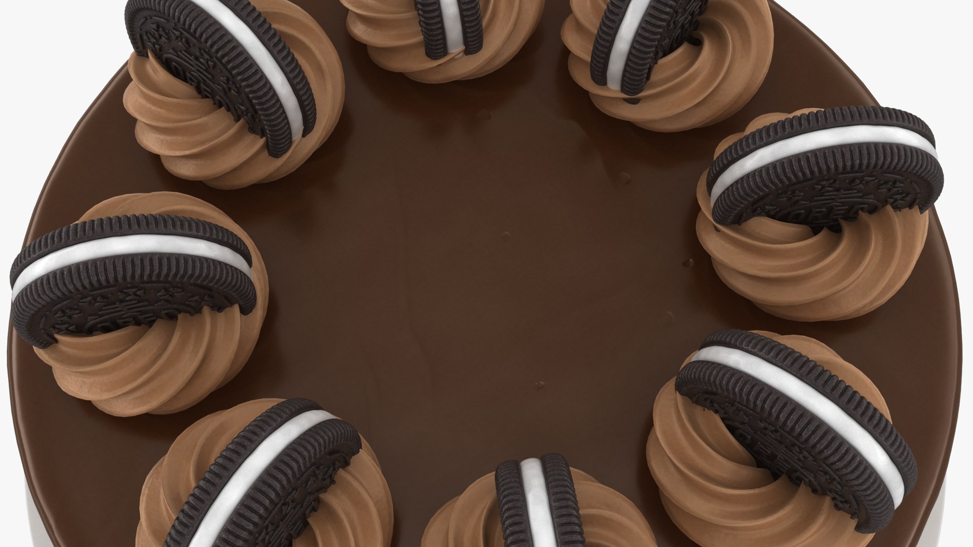 3D Oreo Cookie Cake - TurboSquid 2023199