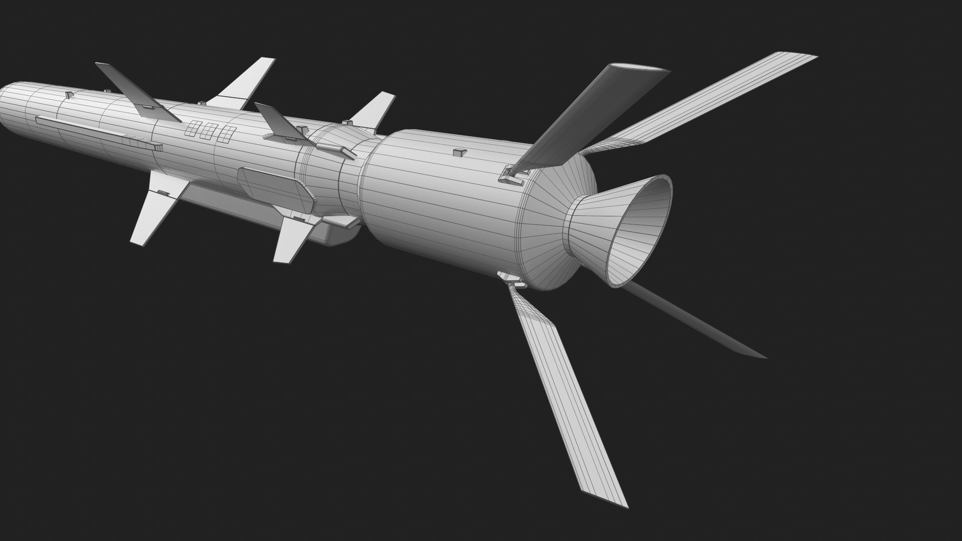 3D R-360 Neptune Cruise Missile - TurboSquid 1888118