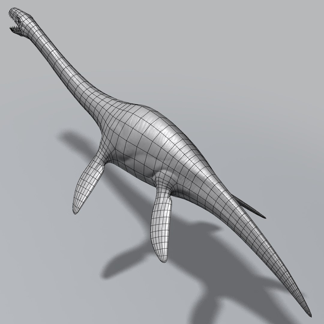 3d Max Plesiosaur Realtime Jurassic