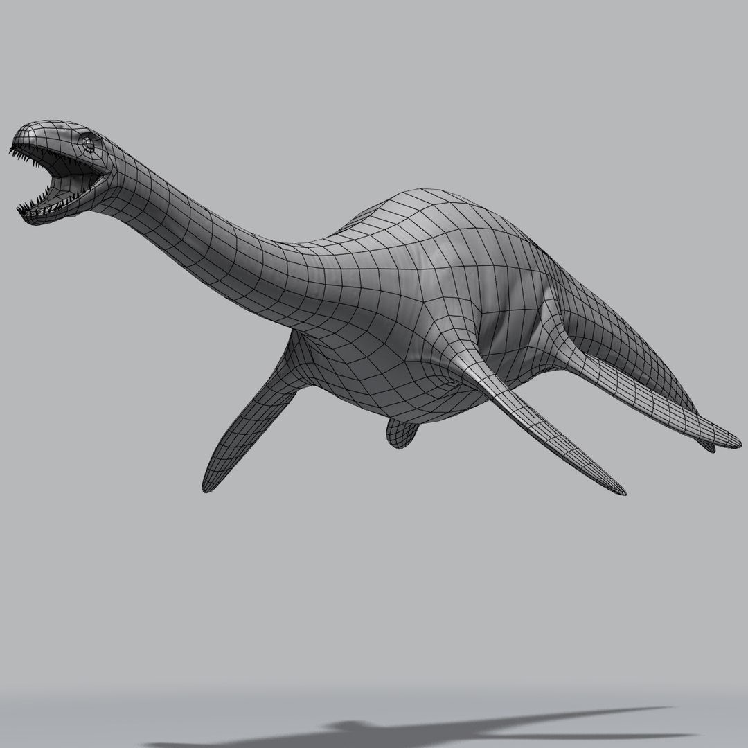 3d Max Plesiosaur Realtime Jurassic