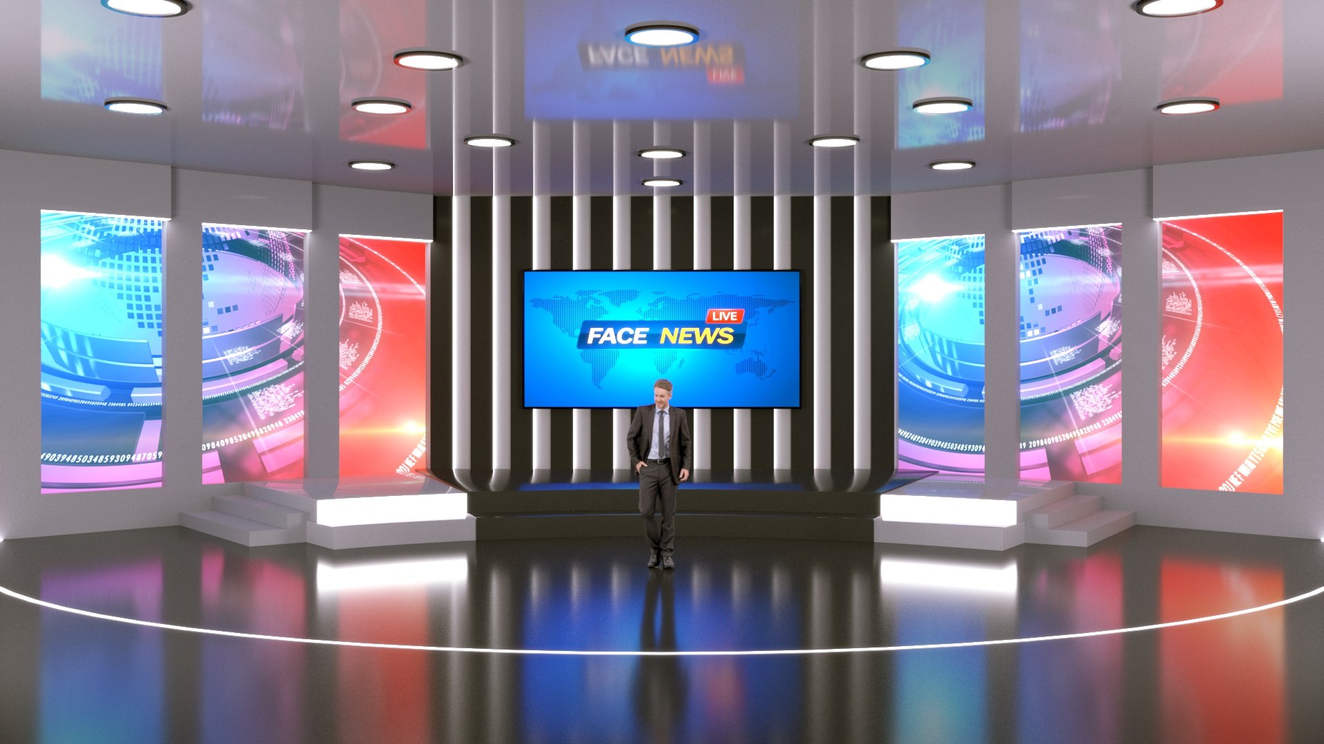 Virtual Set Model - TurboSquid 1998608