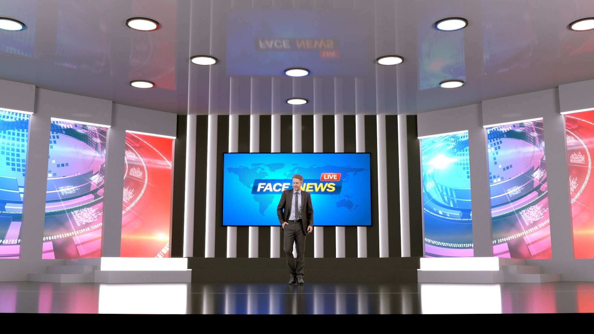 Virtual Set Model - TurboSquid 1998608