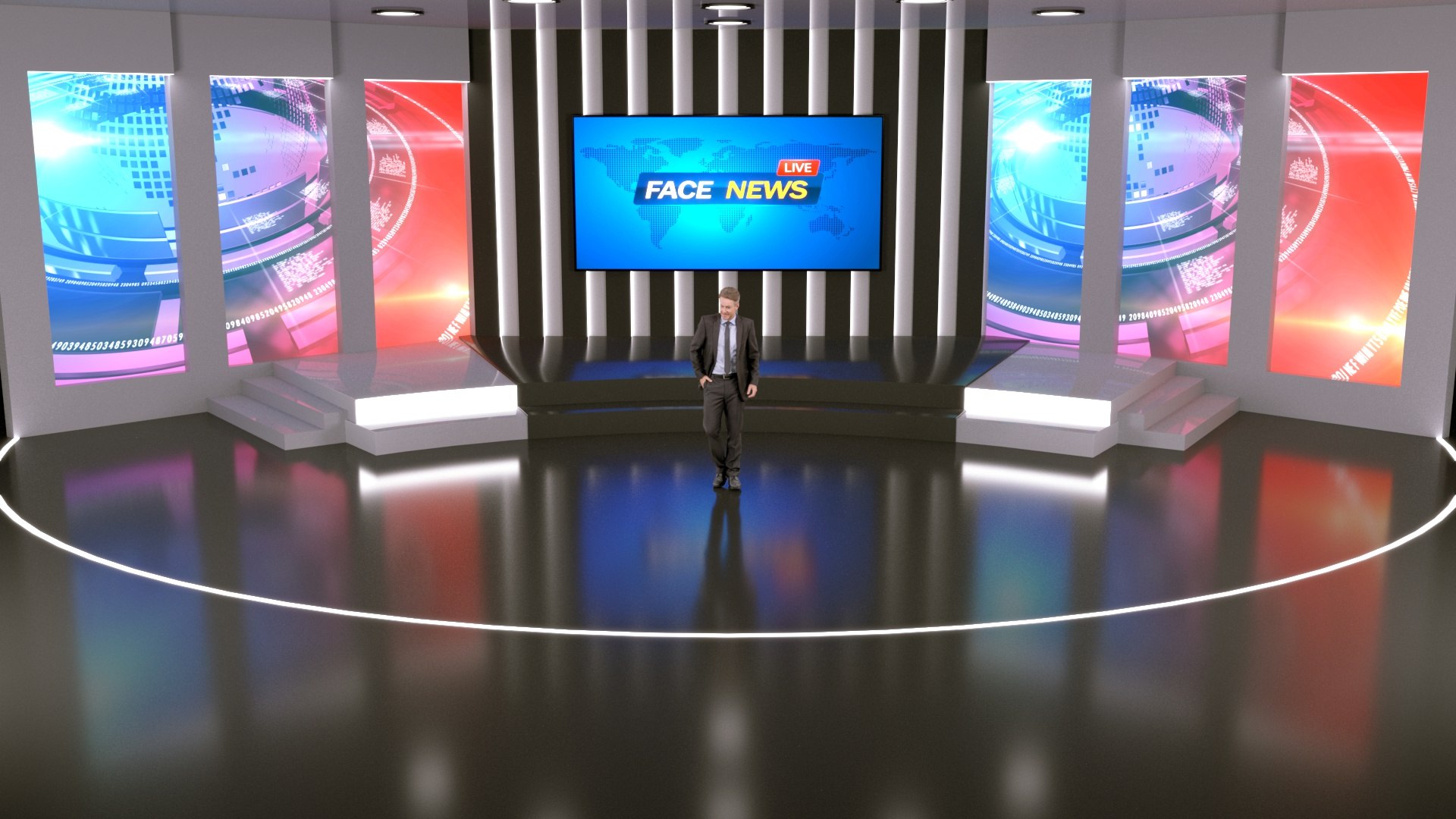 Virtual Set Model - TurboSquid 1998608