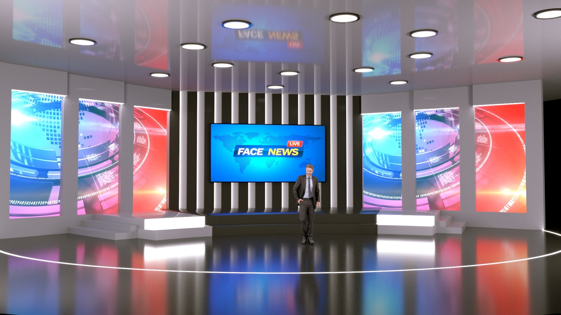 Virtual Set Model - TurboSquid 1998608