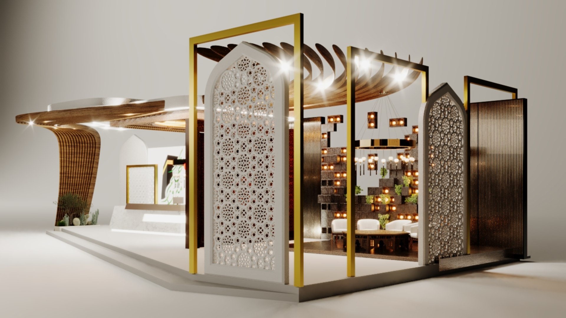 Islamic Hajj And Umrah Booth 3D Model - TurboSquid 2254032