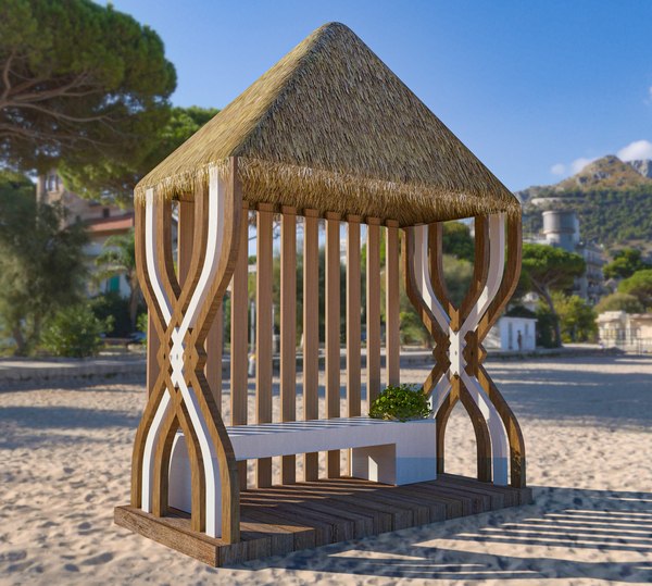 beach sitting Bench 3D 모델 - TurboSquid 2080341