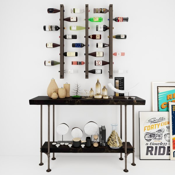 3D Wine Rack WR7 - TurboSquid 1728655