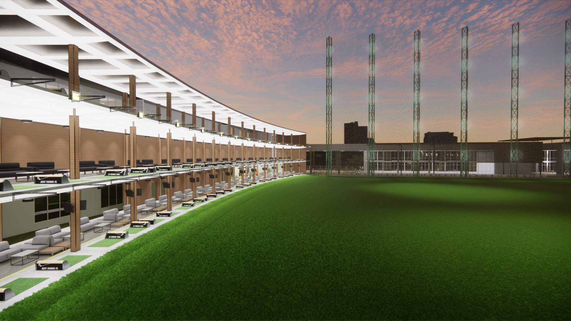 Driving range golf 3D model - TurboSquid 2077967