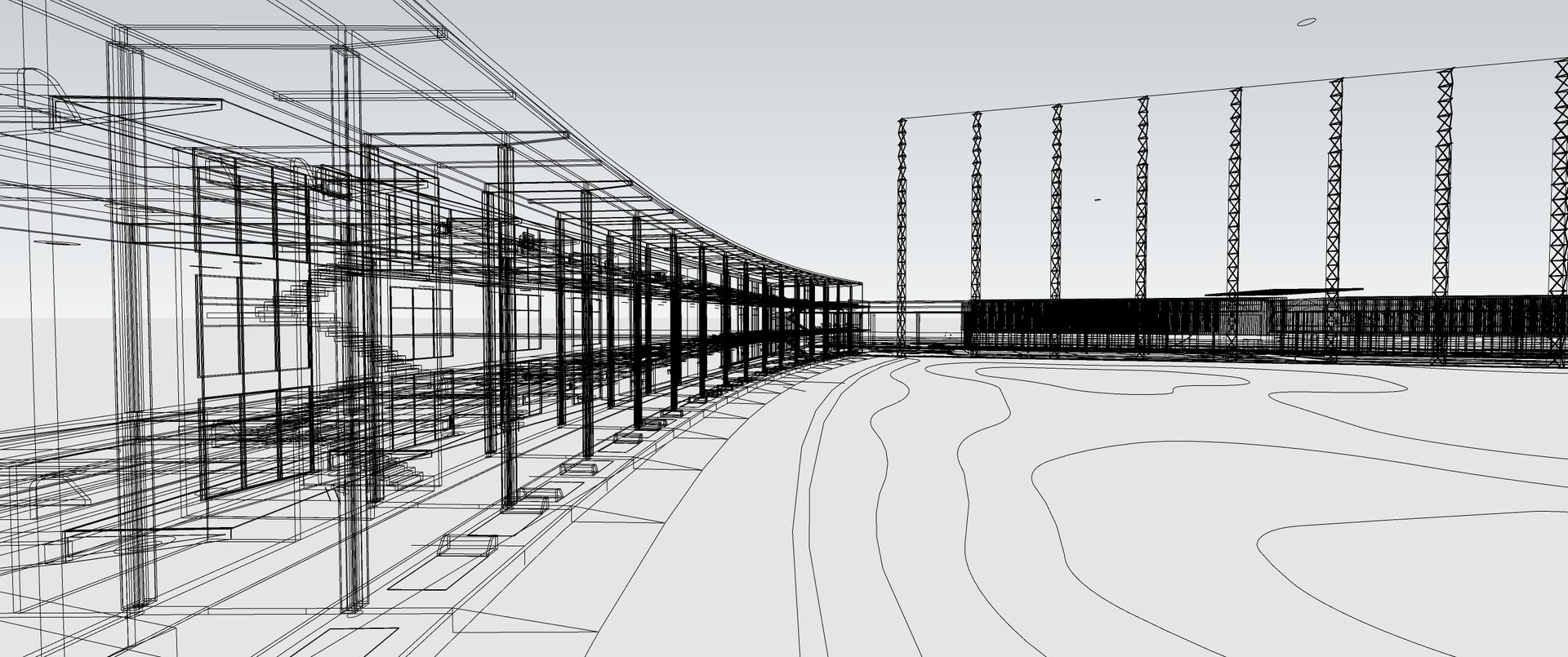 Driving range golf 3D model - TurboSquid 2077967