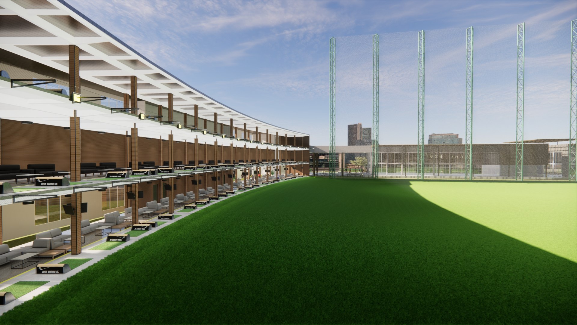 Driving range golf 3D model - TurboSquid 2077967