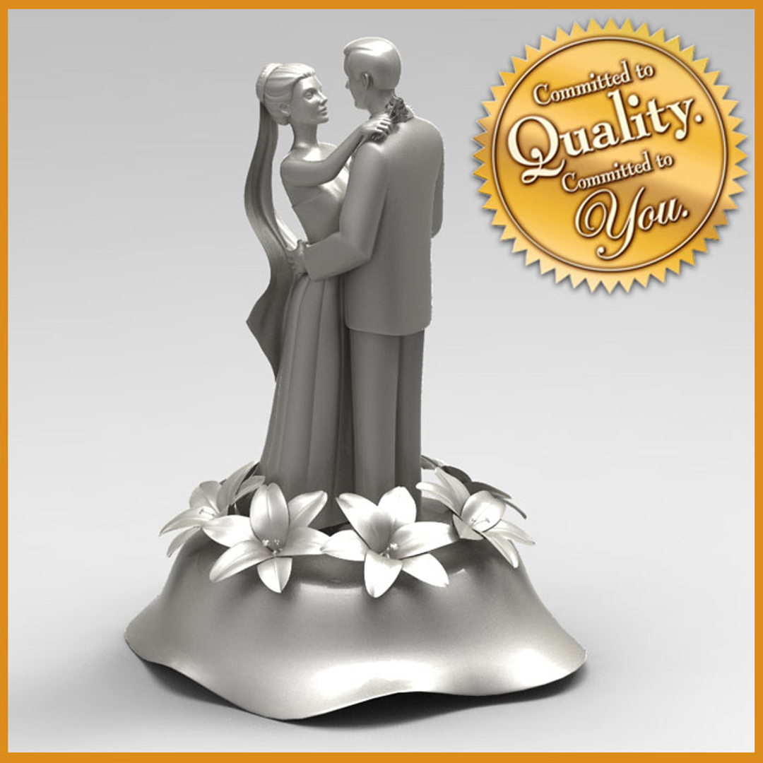 3d cake topper