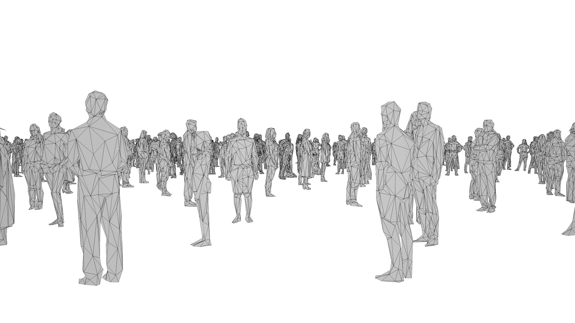 3D - 296 People Crowd - TurboSquid 1403637