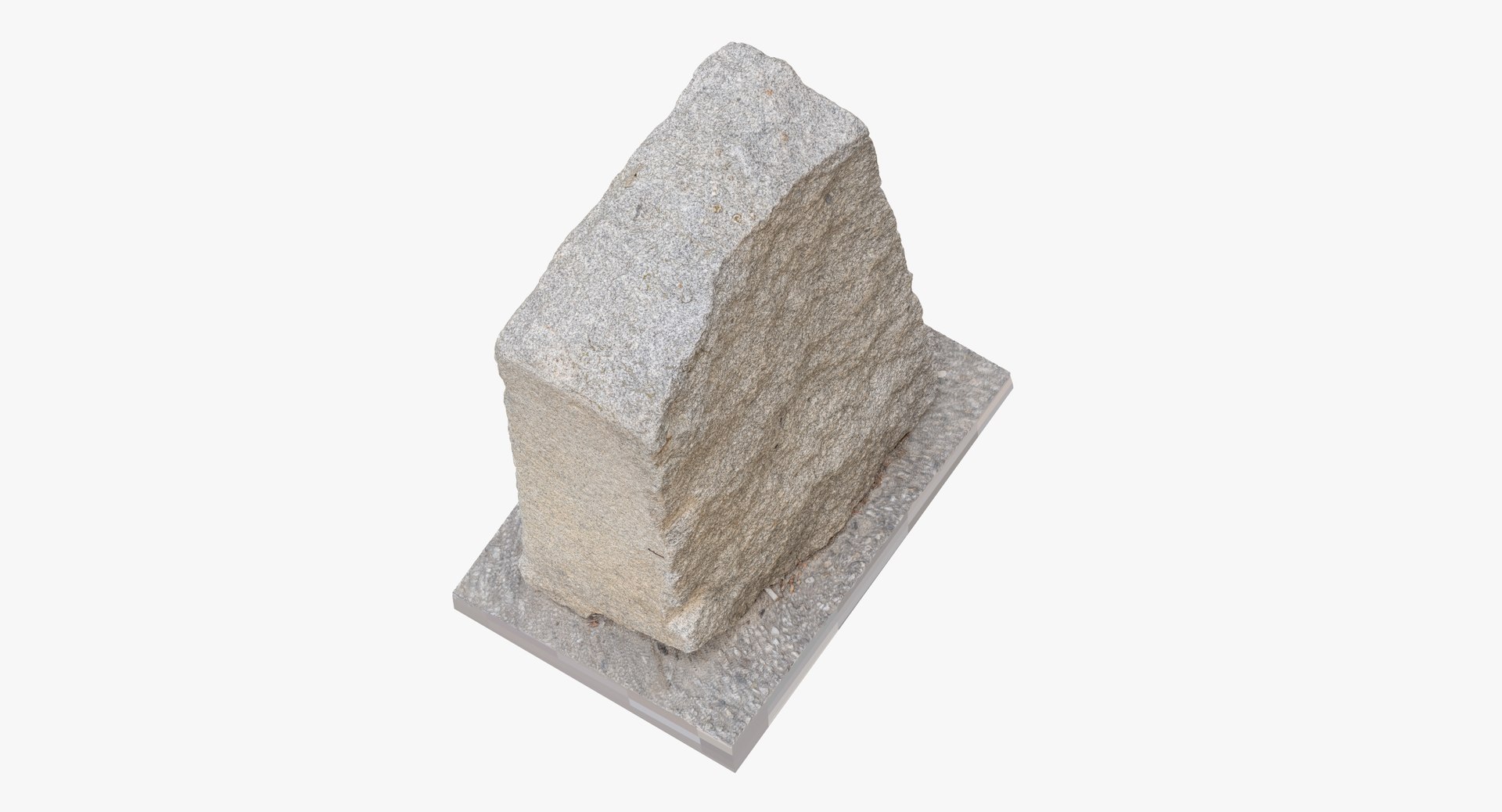 3D Medieval Stone Block Piece Model - TurboSquid 1538954