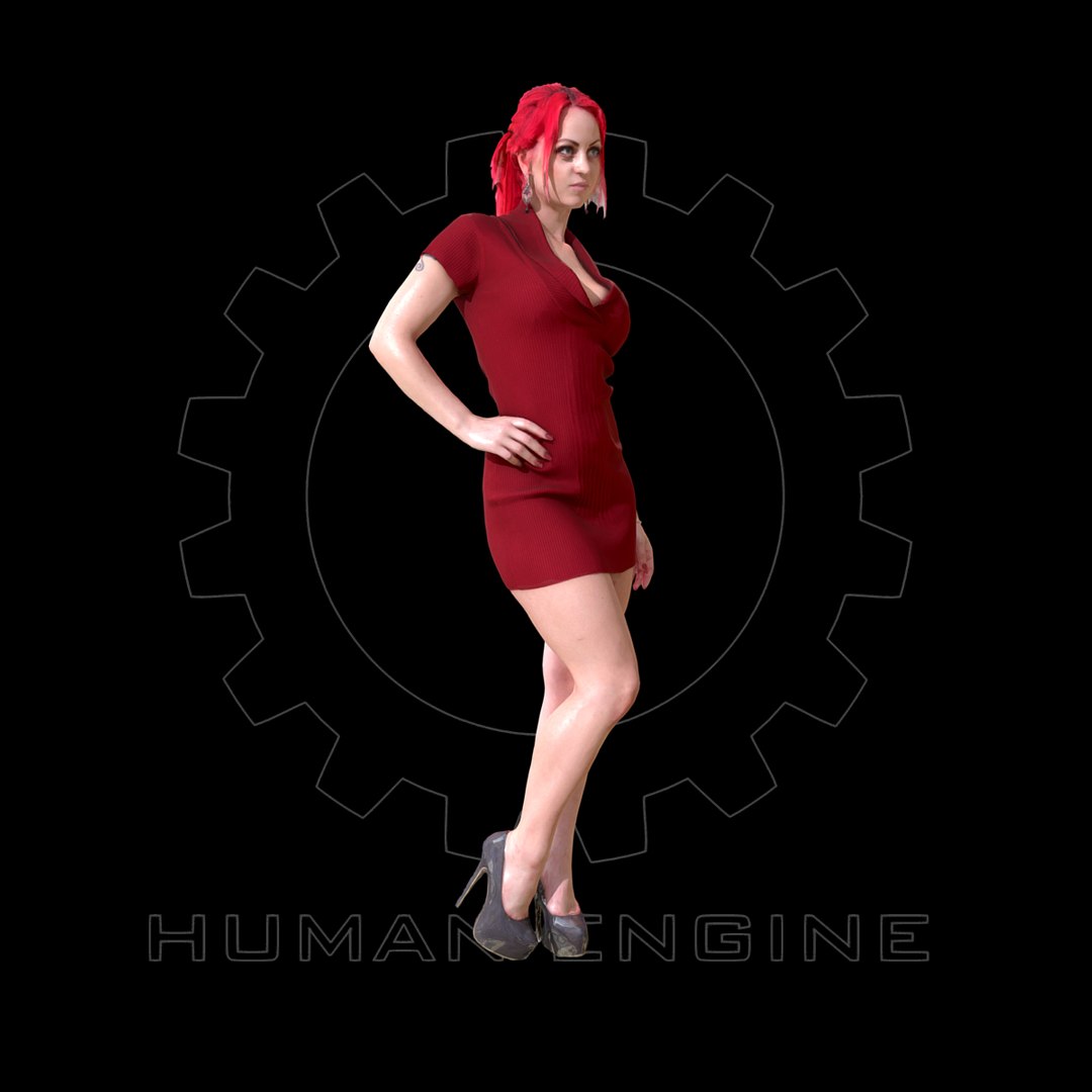 3d Female Scan Sonya Model
