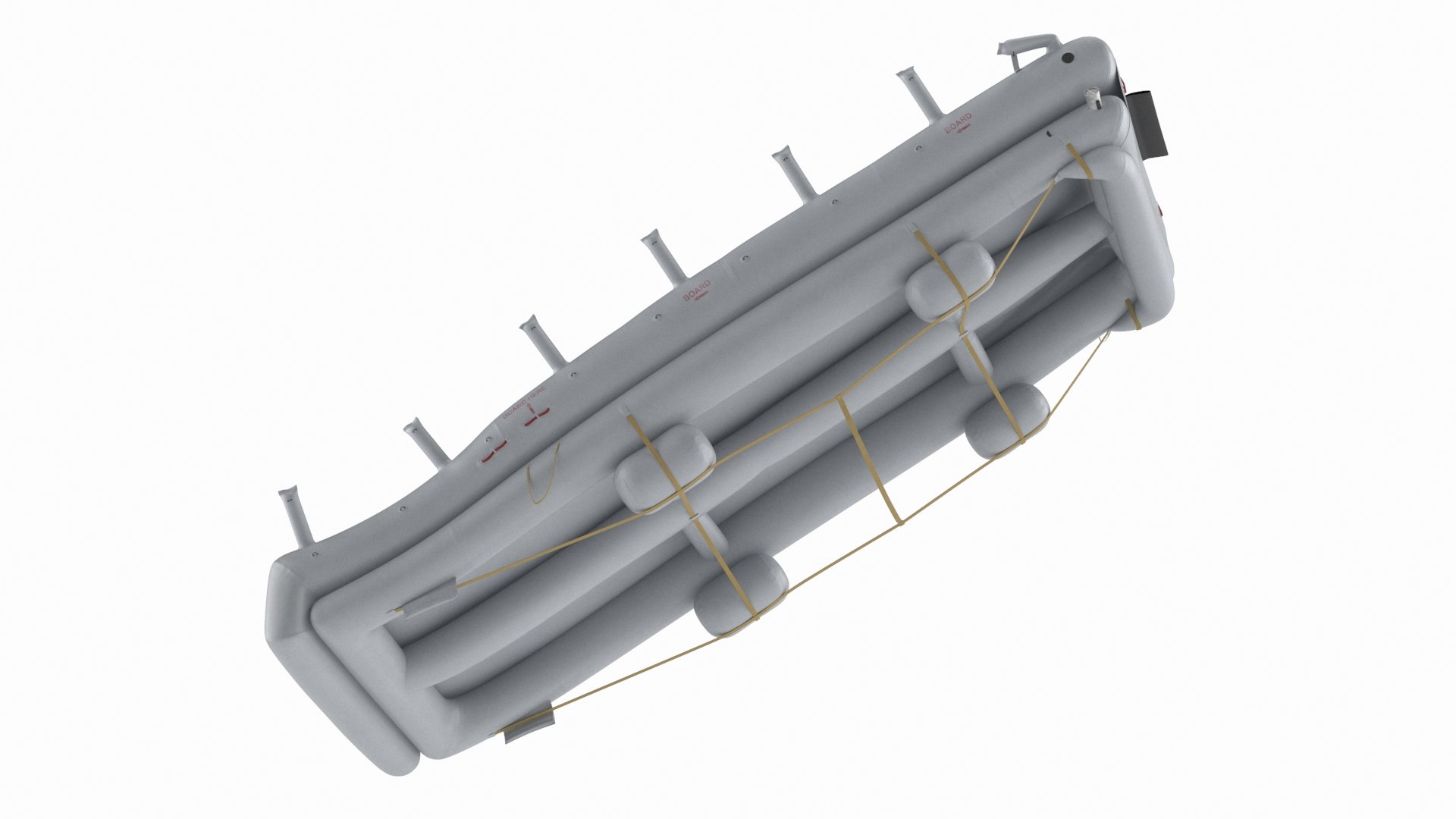 Airbus A330 Evacuation Slide With Passenger 3D Model - TurboSquid 2423665