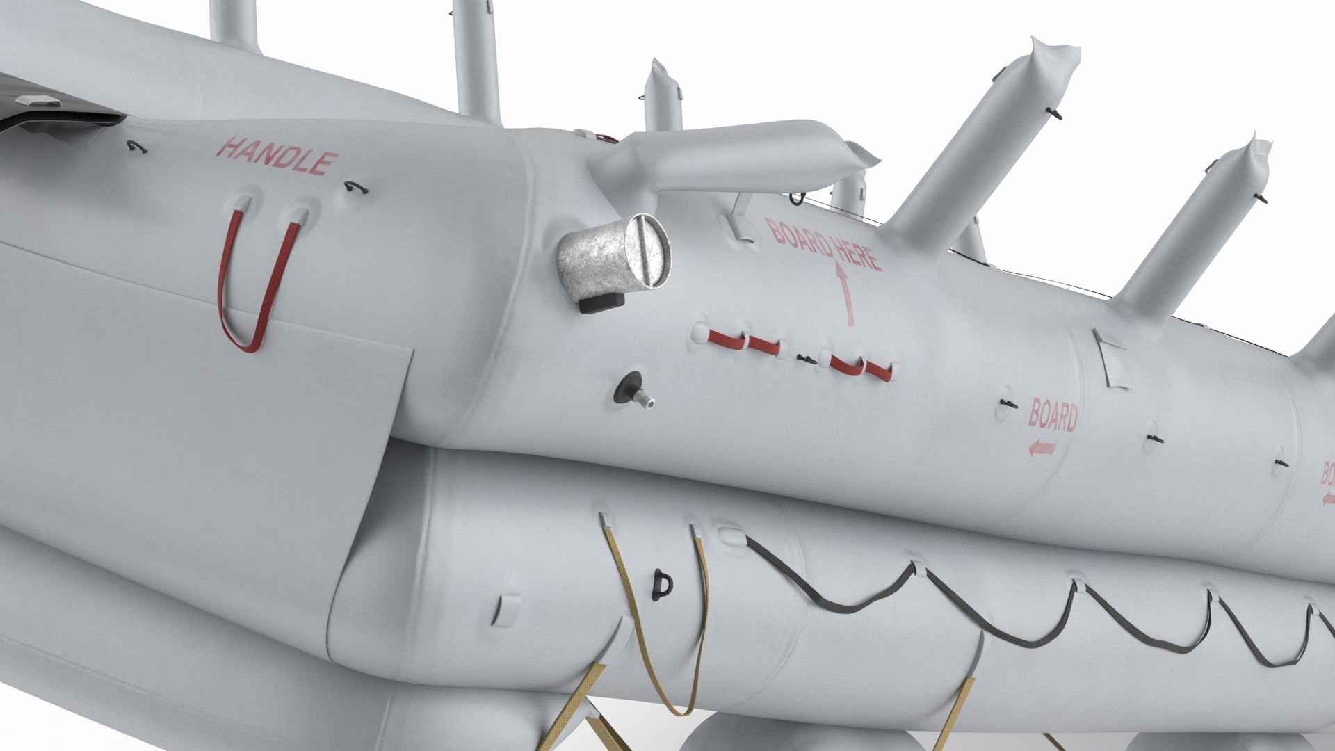 Airbus A330 Evacuation Slide With Passenger 3D Model - TurboSquid 2423665