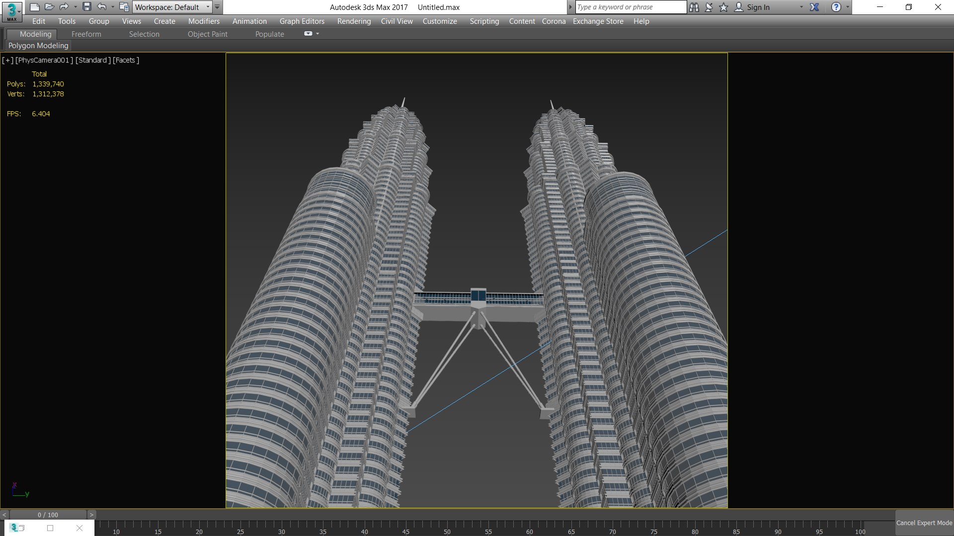 Petronas Towers 3D Model - TurboSquid 1285290