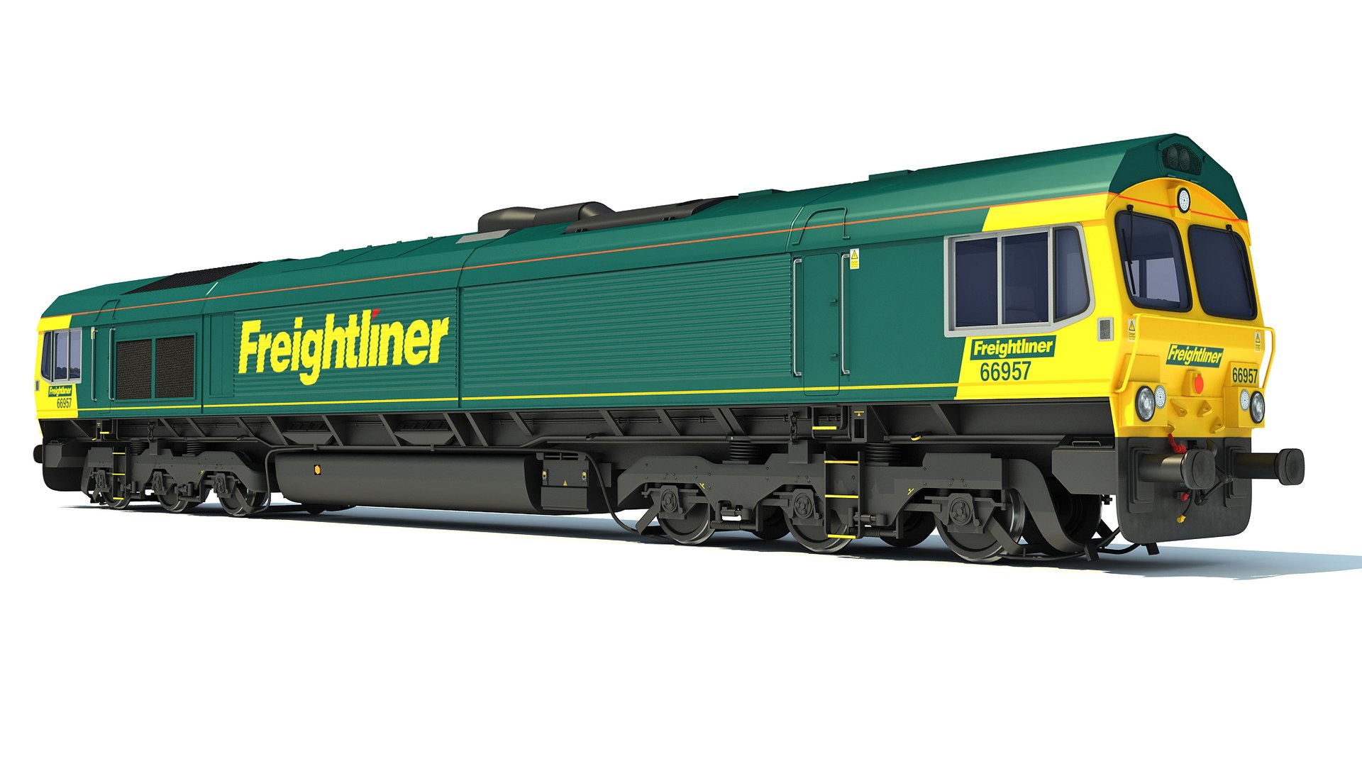 British Rail Class 66 Model - TurboSquid 1620620