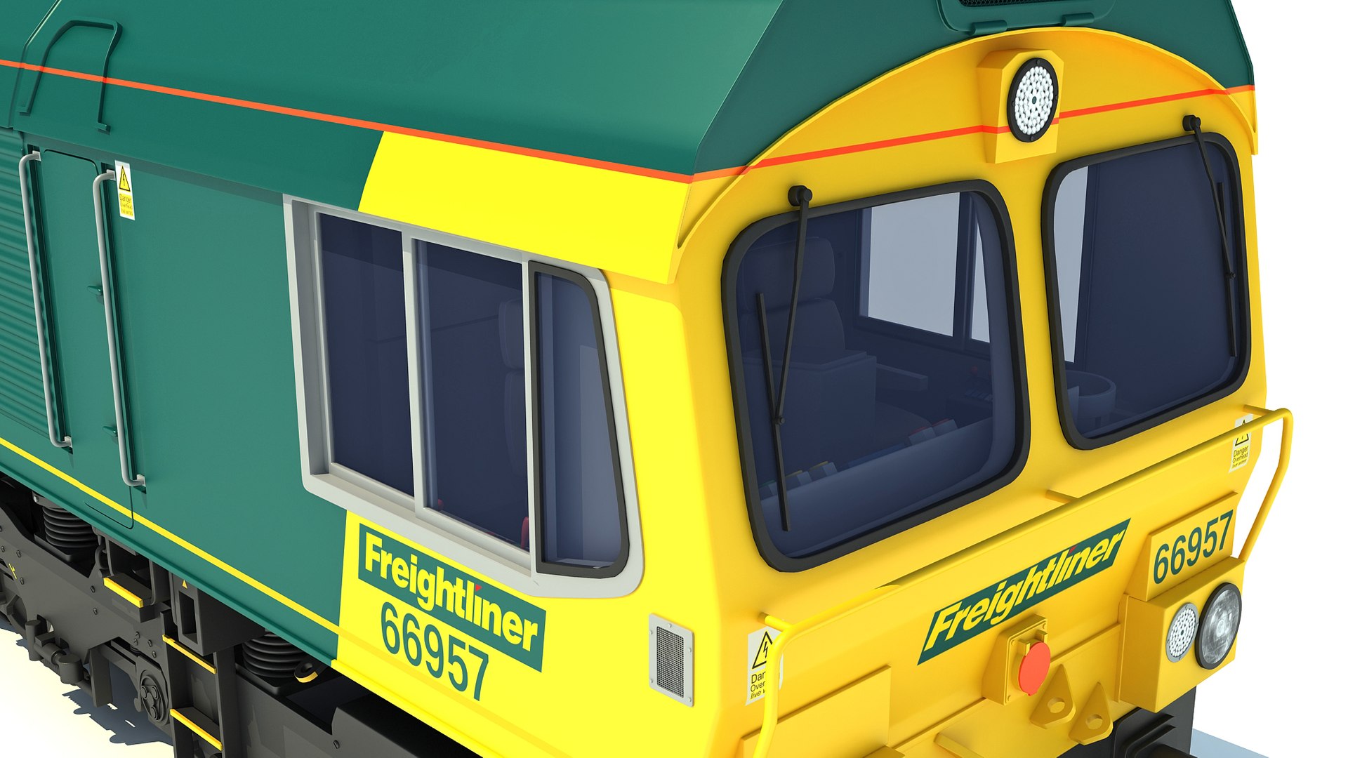 British Rail Class 66 Model - TurboSquid 1620620