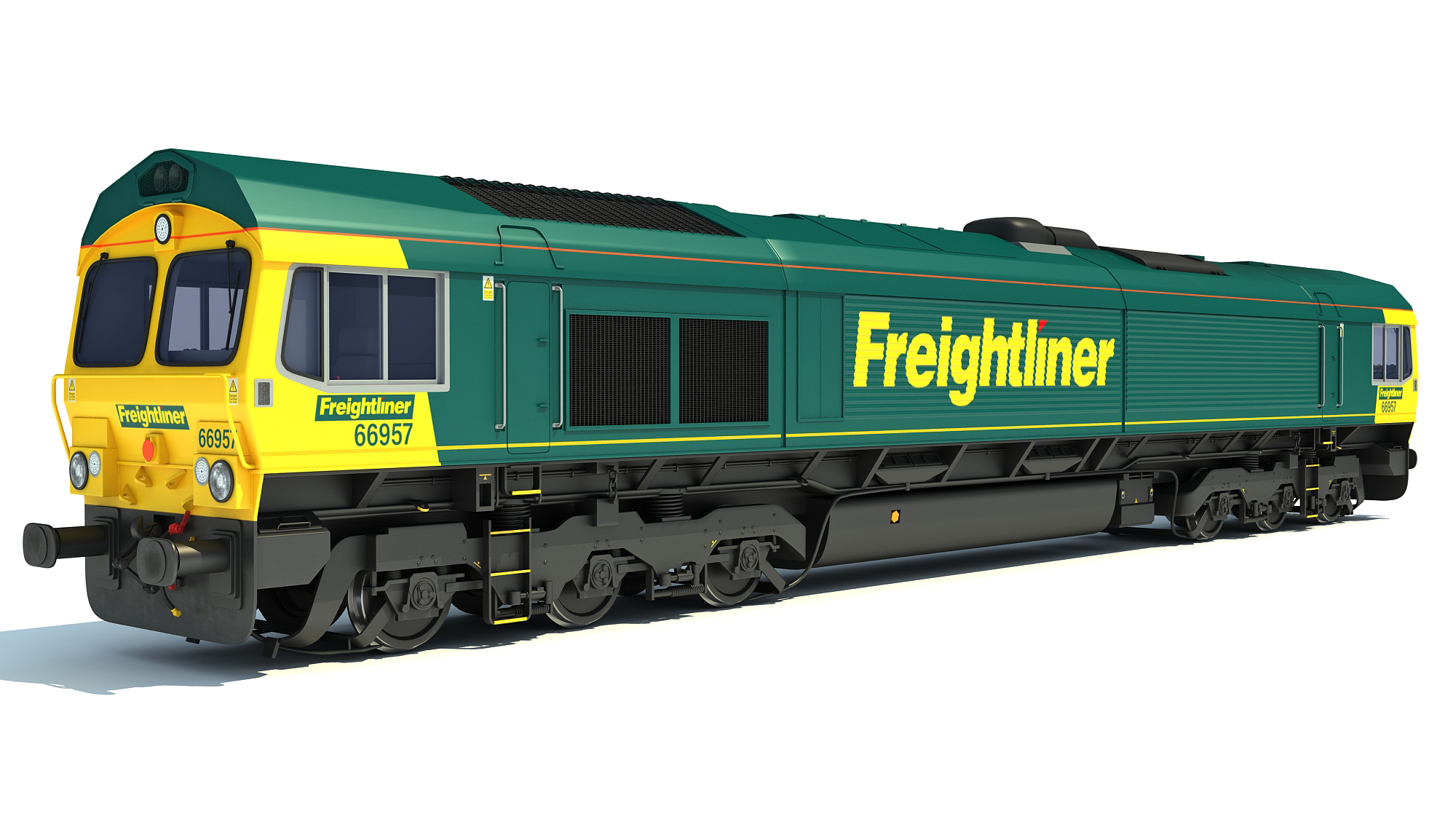 modelo 3d British Rail Class 66 - TurboSquid 1620620
