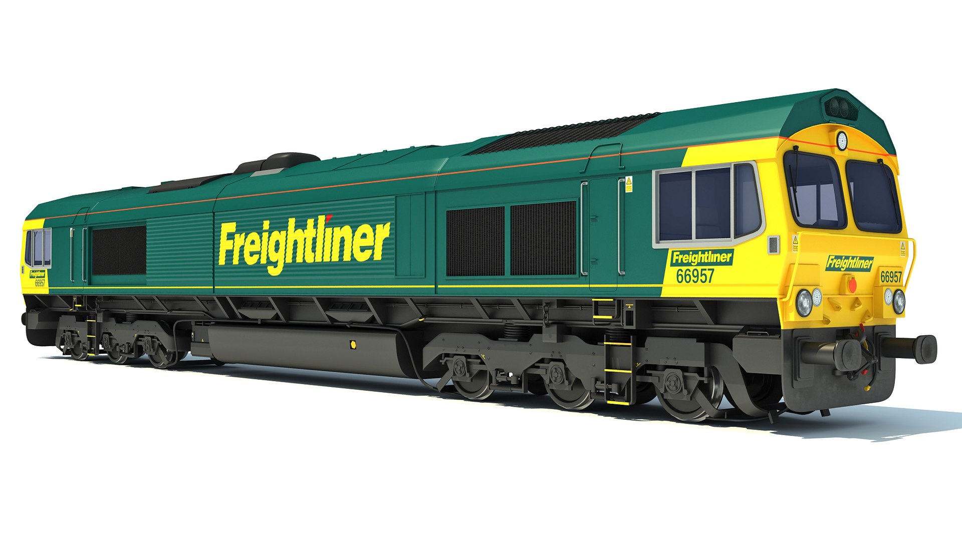 British Rail Class 66 Model - TurboSquid 1620620