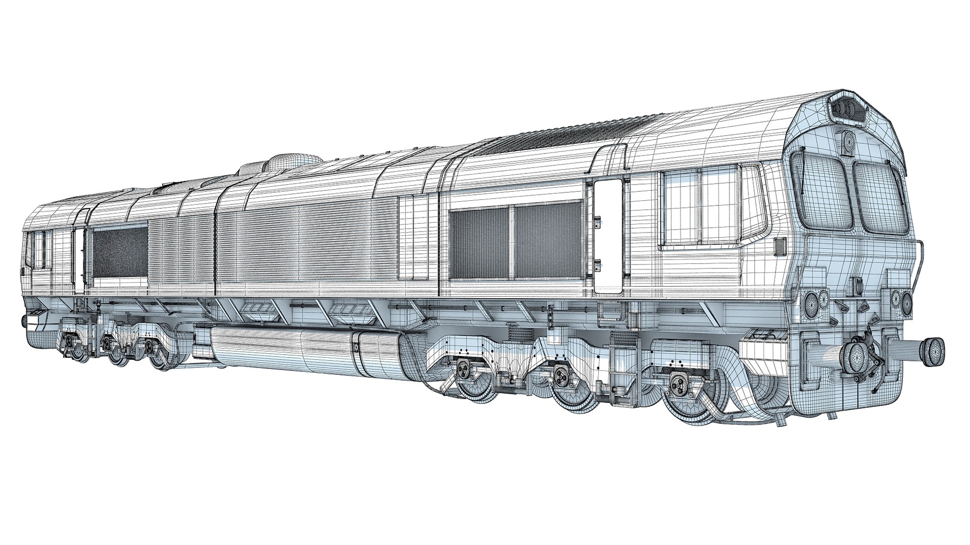 British Rail Class 66 Model - TurboSquid 1620620
