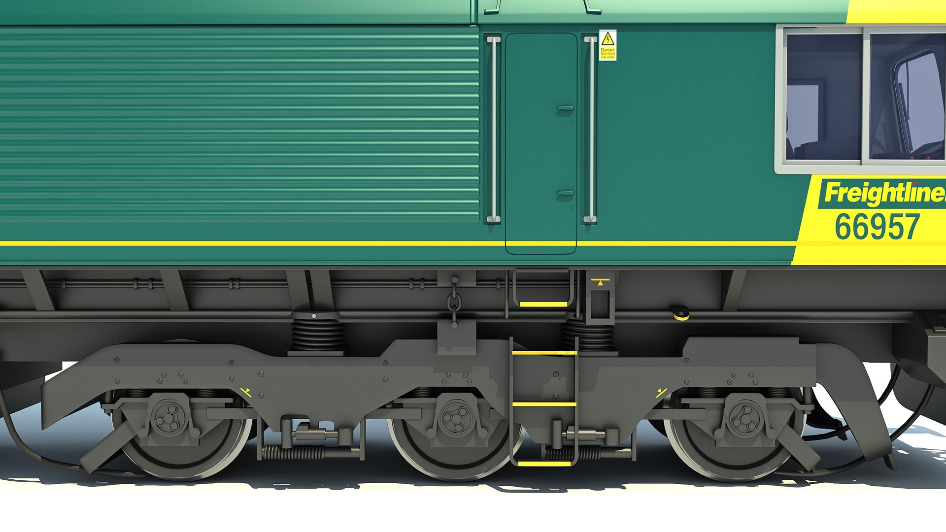 British Rail Class 66 Model - TurboSquid 1620620