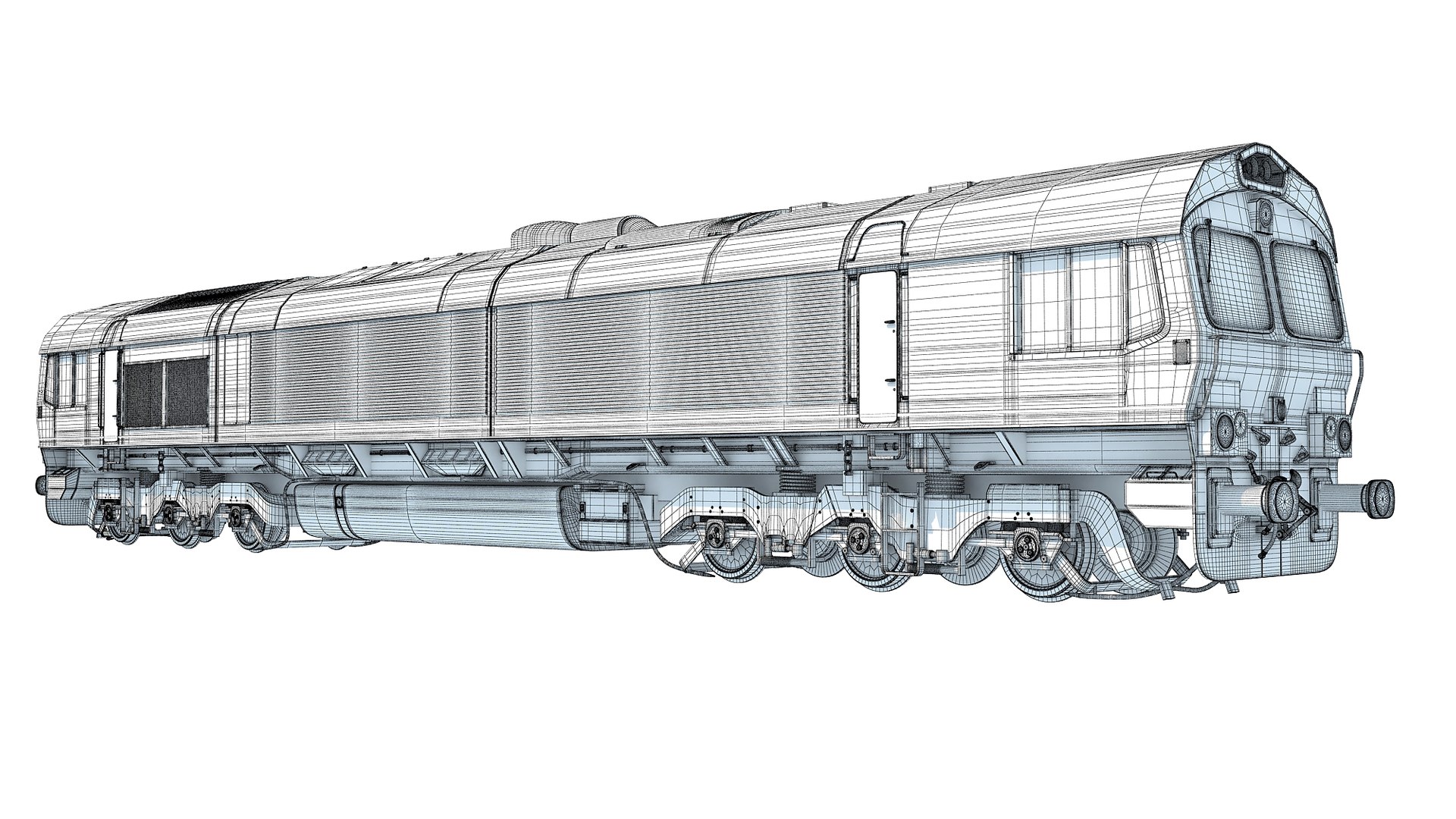 British Rail Class 66 Model - TurboSquid 1620620