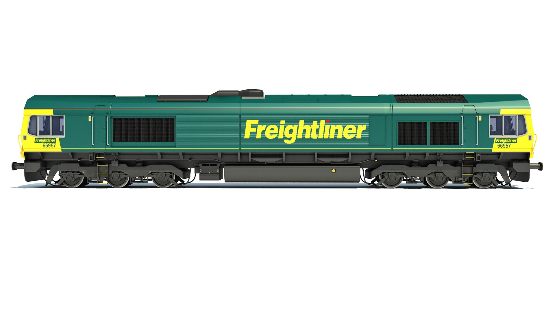 British Rail Class 66 Model - TurboSquid 1620620