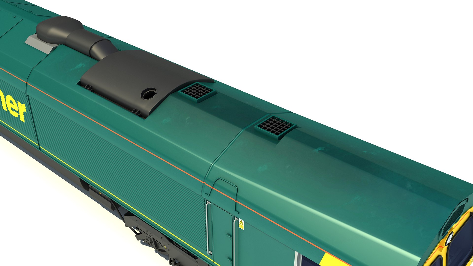 British Rail Class 66 Model - TurboSquid 1620620