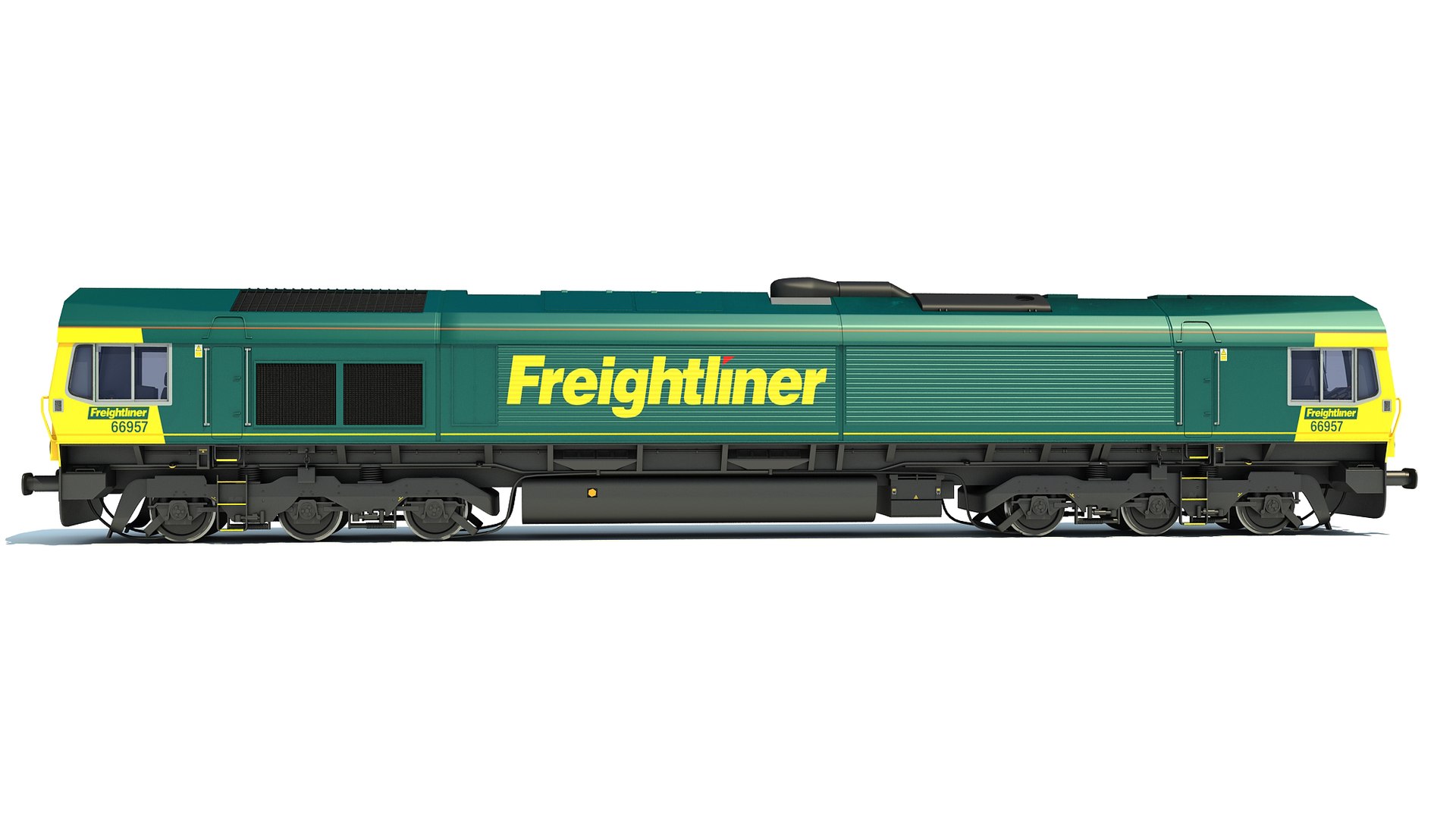 British Rail Class 66 Model - TurboSquid 1620620