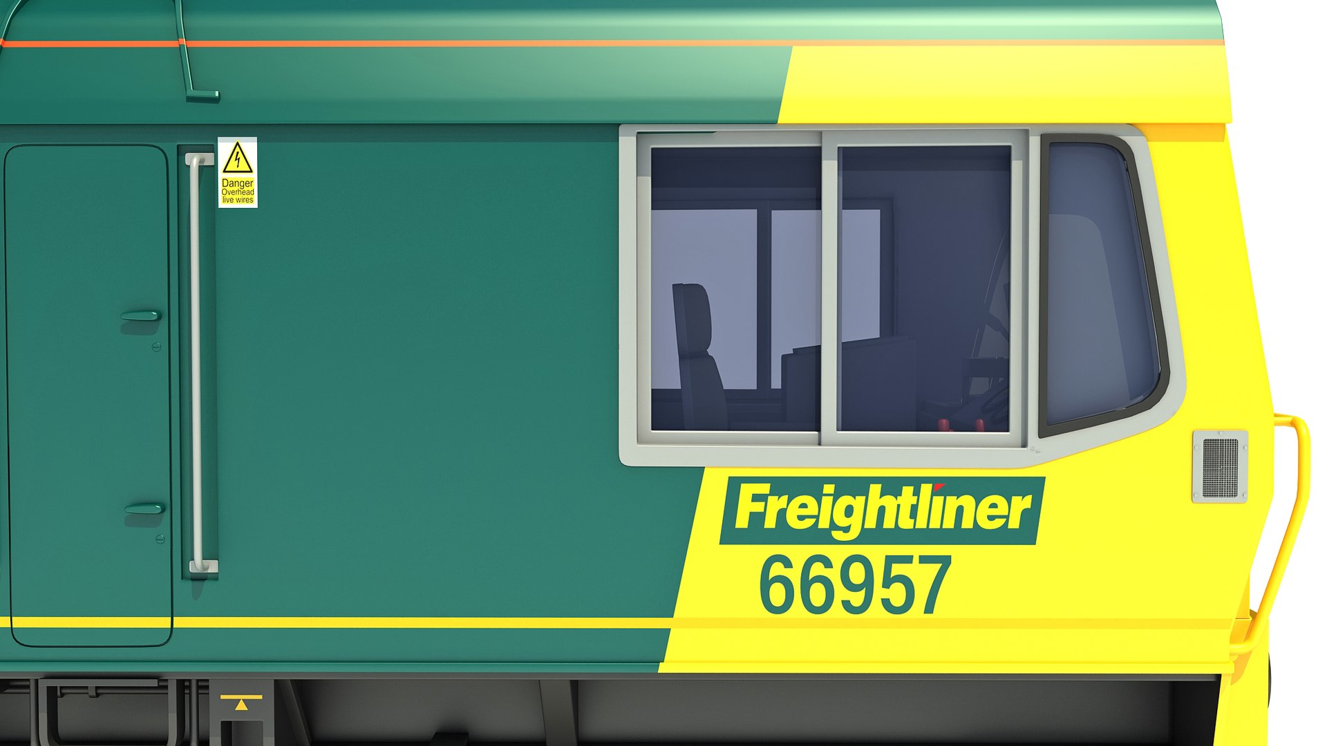 British Rail Class 66 Model - TurboSquid 1620620