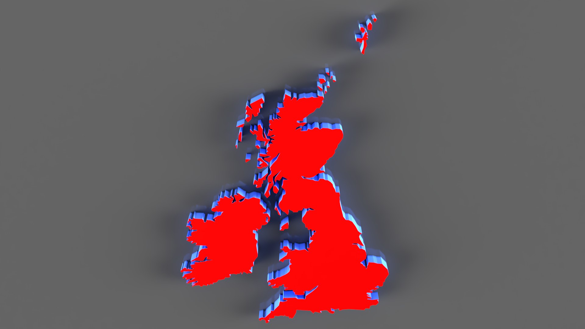 3D UK 3D Map Model - TurboSquid 1980060