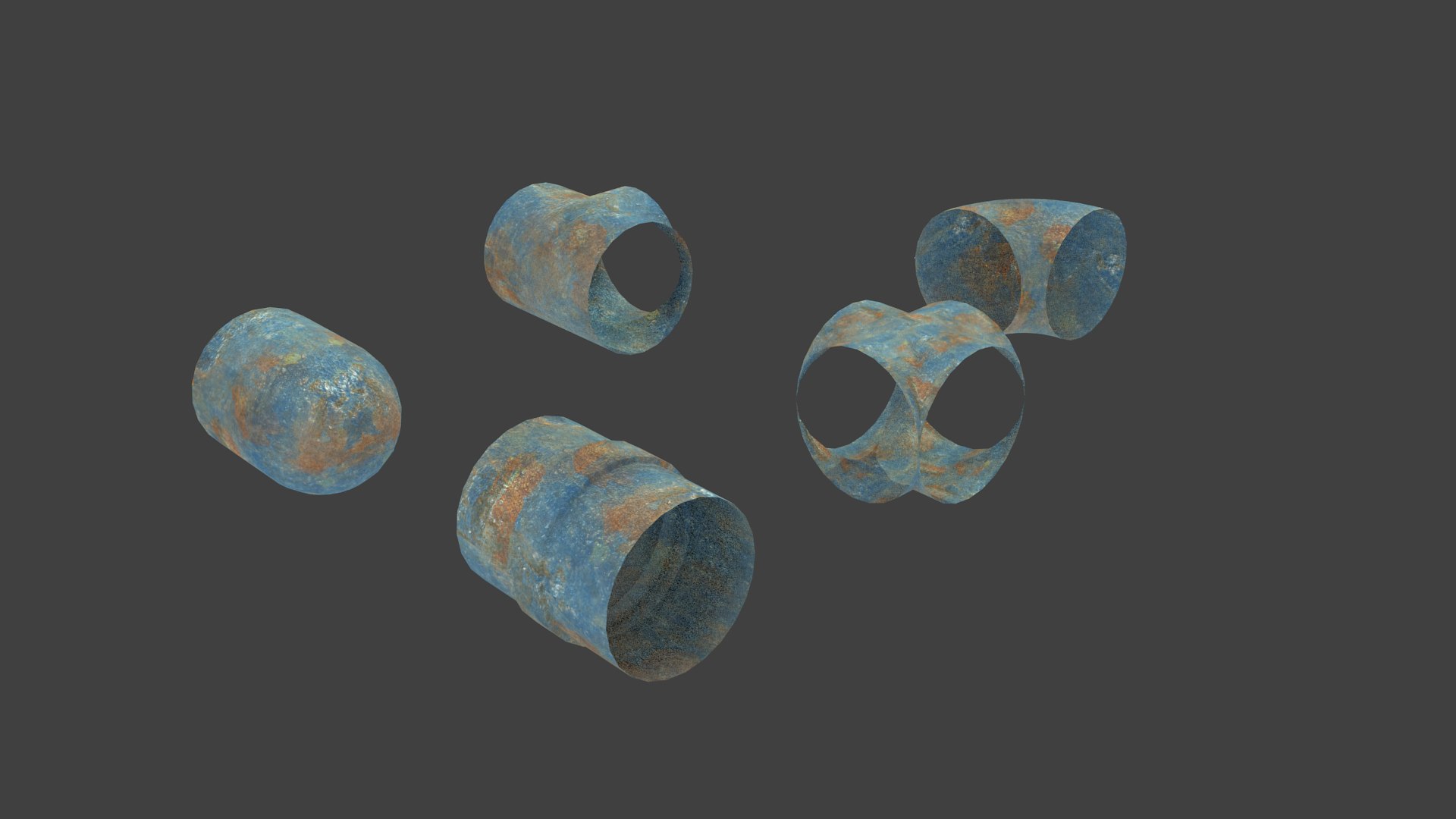 Free Pipe Kit 3d Model