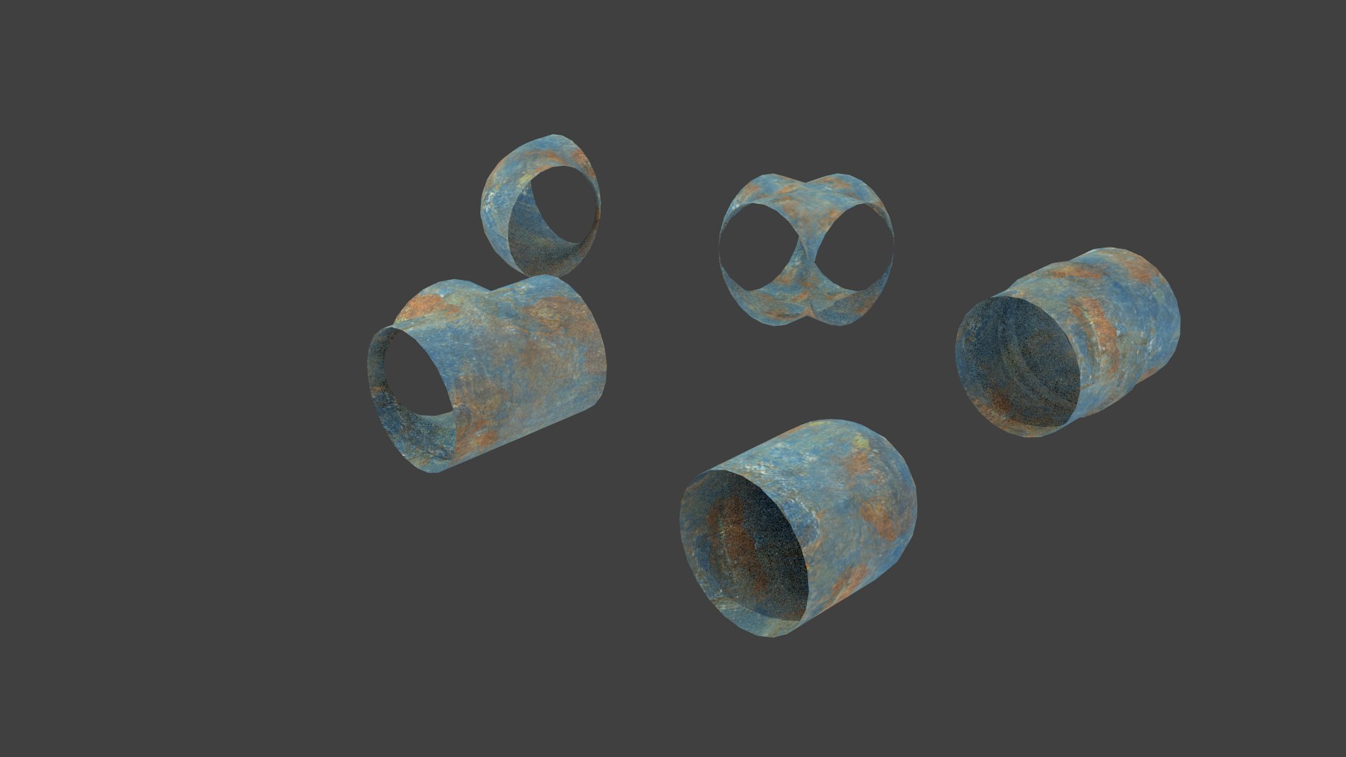 Free Pipe Kit 3d Model