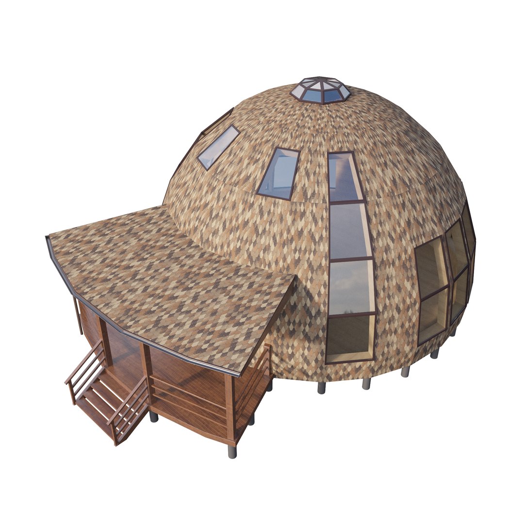 3D Model Dome House - TurboSquid 1819422